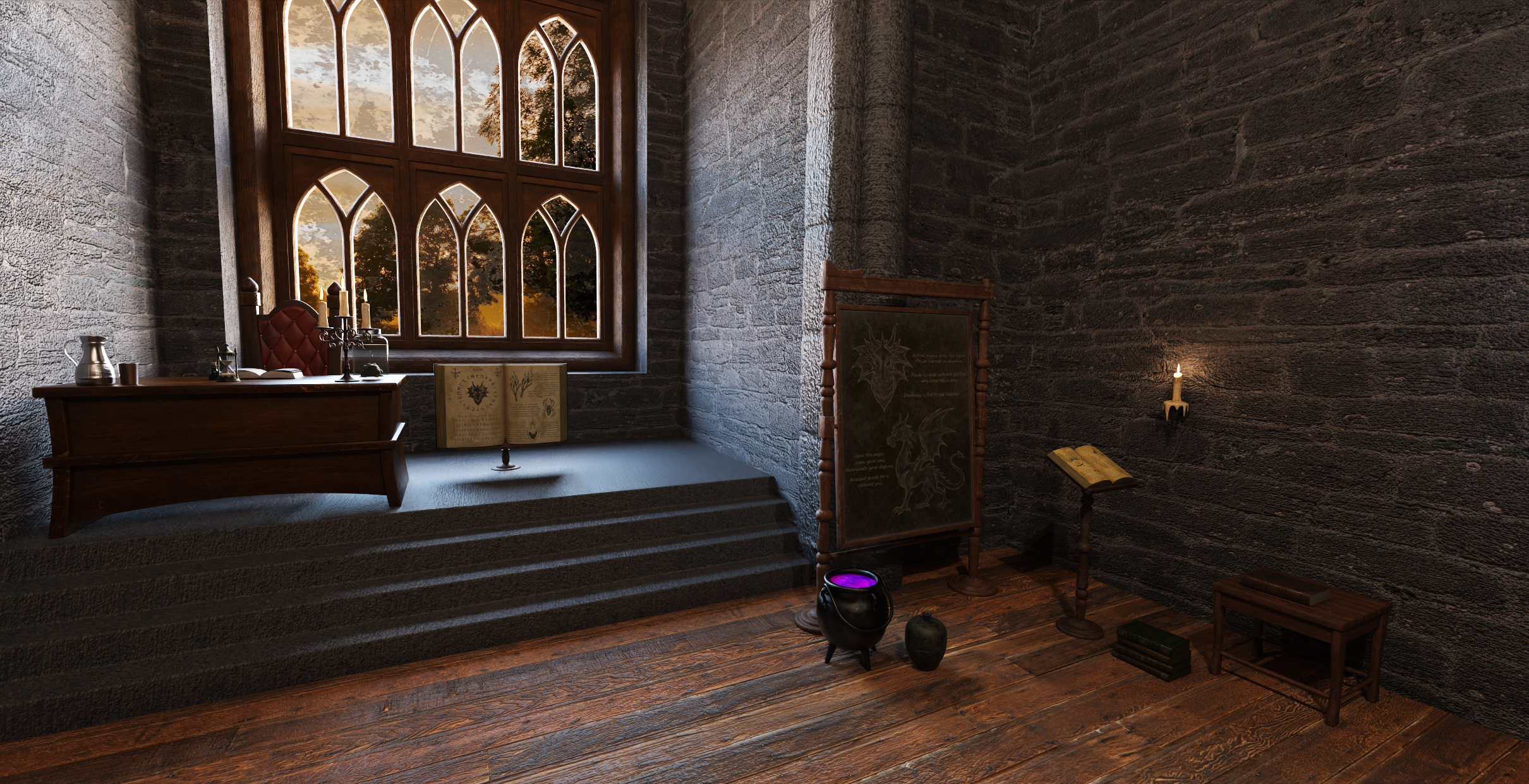 FG Wizard Room | Daz 3D