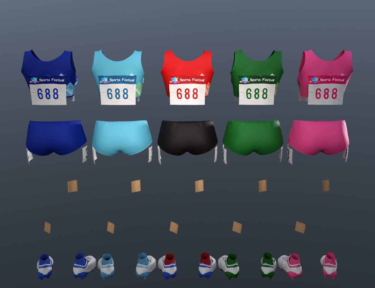 dForce Lala Racing Kit for Genesis 9 | Daz 3D