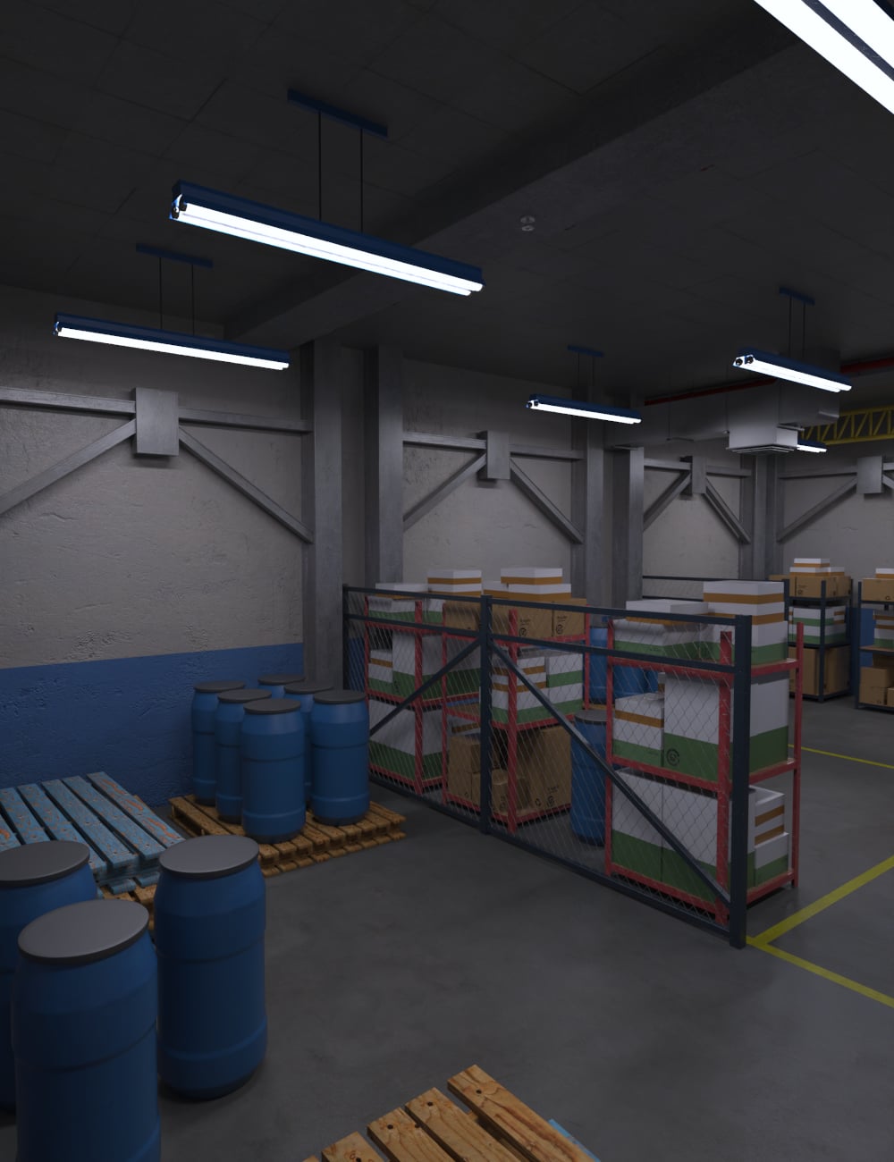 Stockroom Interior | Daz 3D