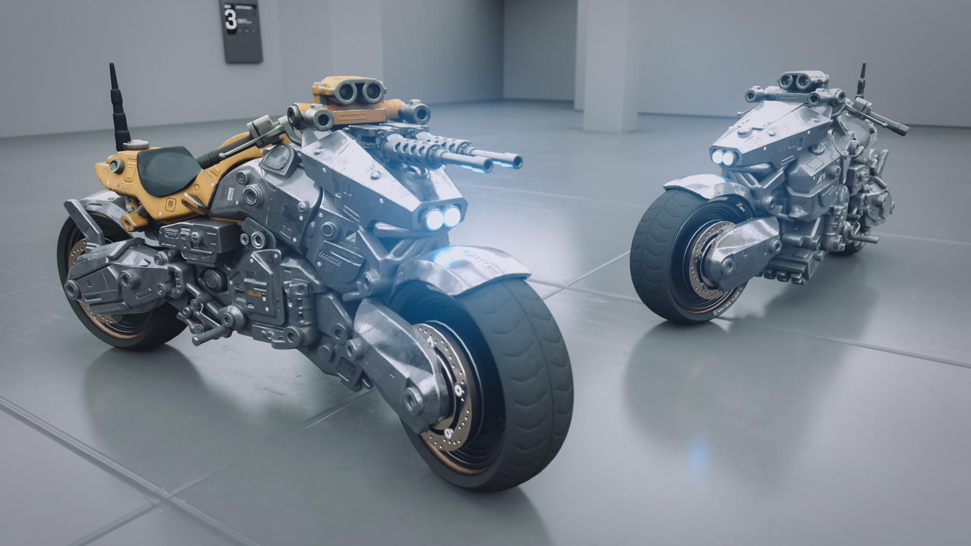 Polish Cyberpunk Motorbike | Daz 3D
