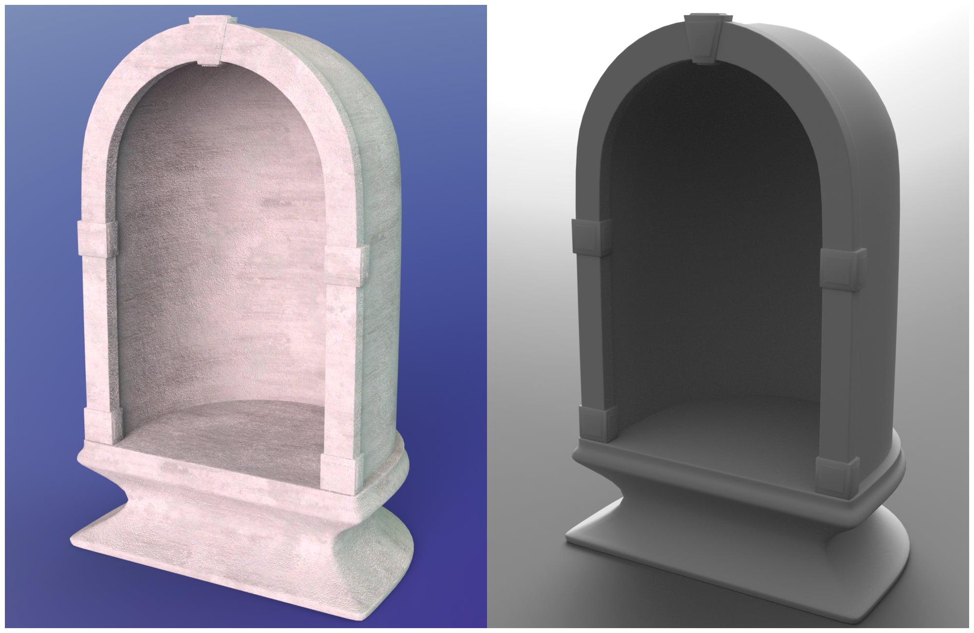 ND Archi Deco – Modular Bases and Niches | Daz 3D