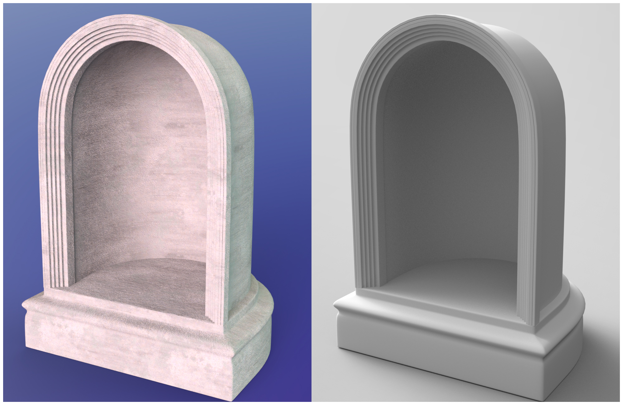 ND Archi Deco – Modular Bases and Niches | Daz 3D