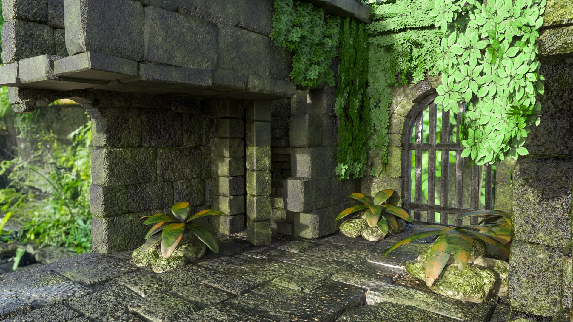 The Lost Citadel Gate | Daz 3D
