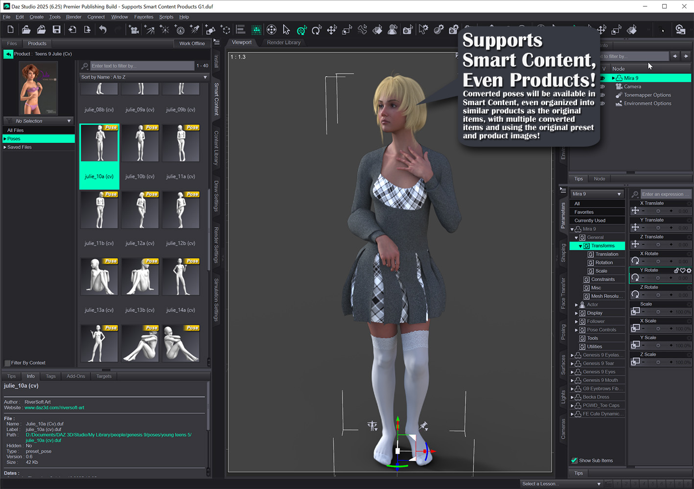 Bone Minion Batch Converter for Genesis Poses | Daz 3D