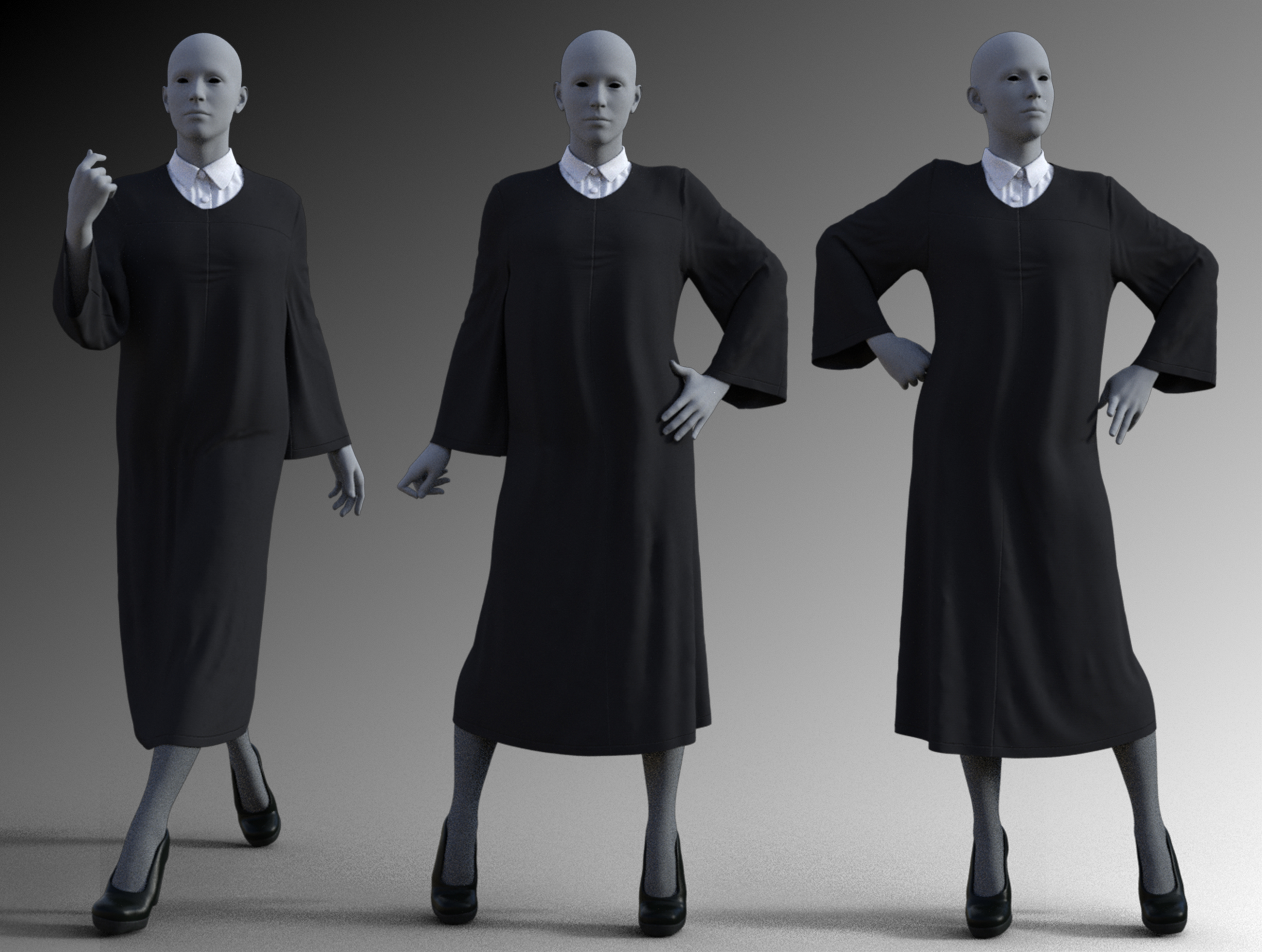 FG dForce Judge Uniform for Genesis 9 | Daz 3D