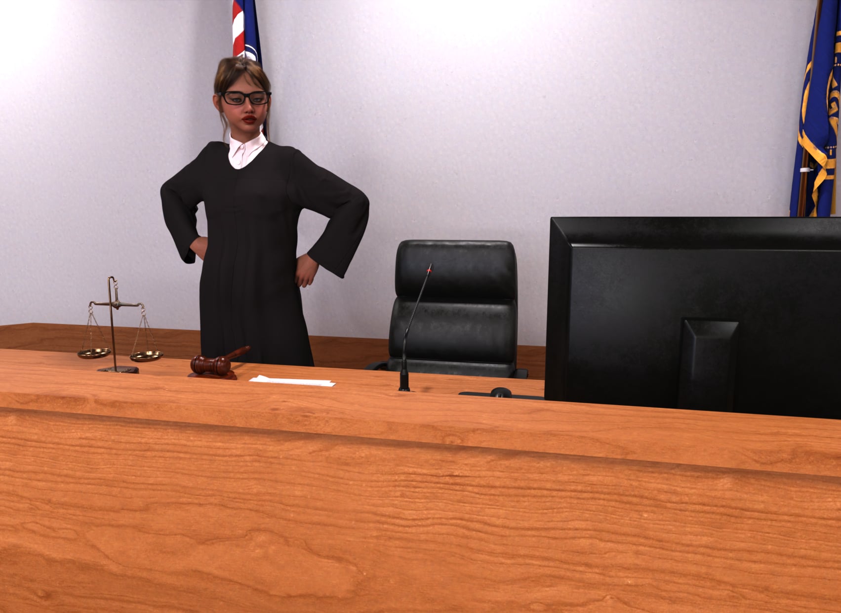 FG dForce Judge Uniform for Genesis 9 | Daz 3D