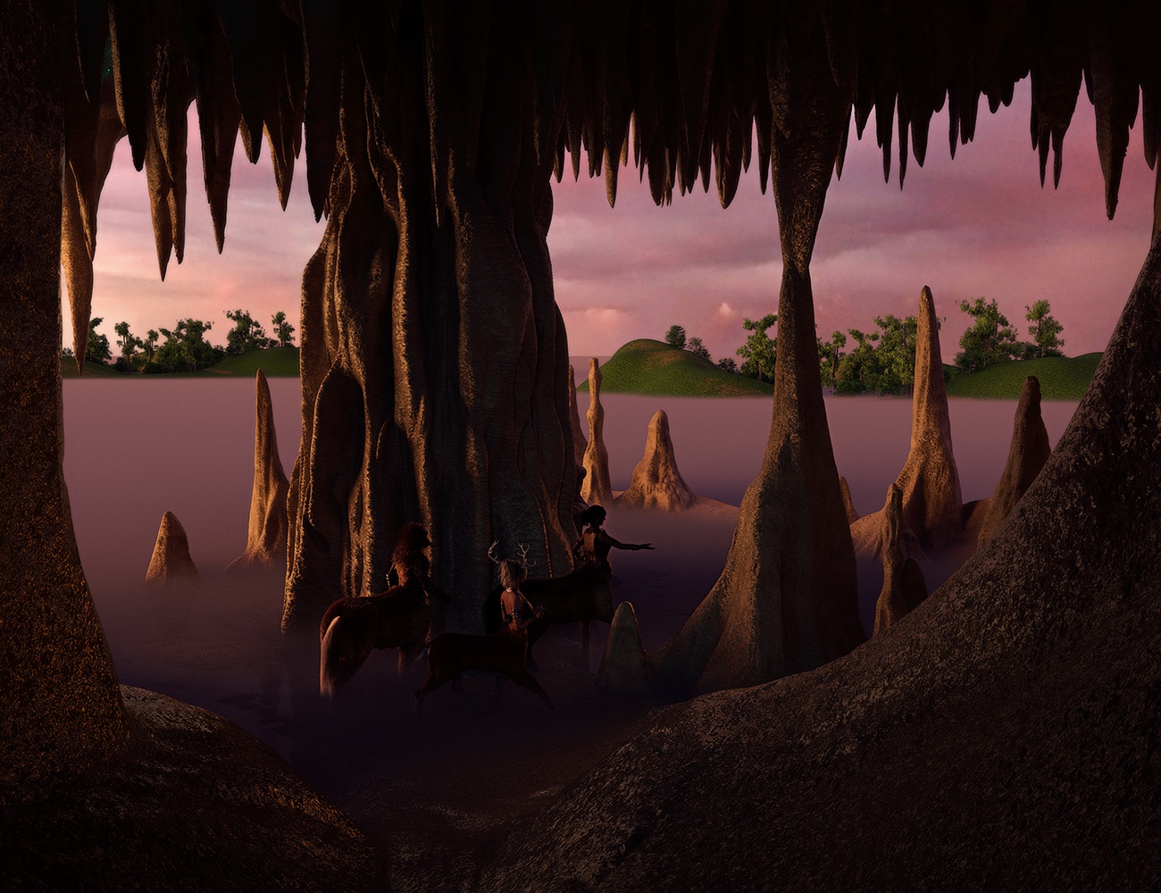 SBibb Cursed Expedition Poses for Centaur 9 and Genesis 9 | Daz 3D