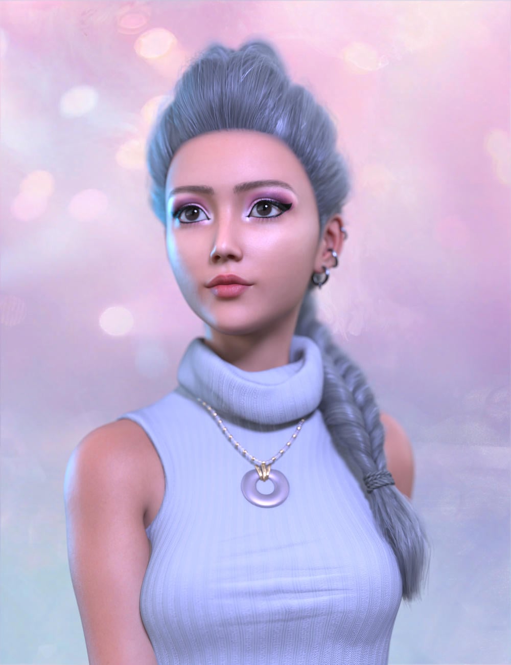 Dragon Braid Hair for Genesis 9 | Daz 3D