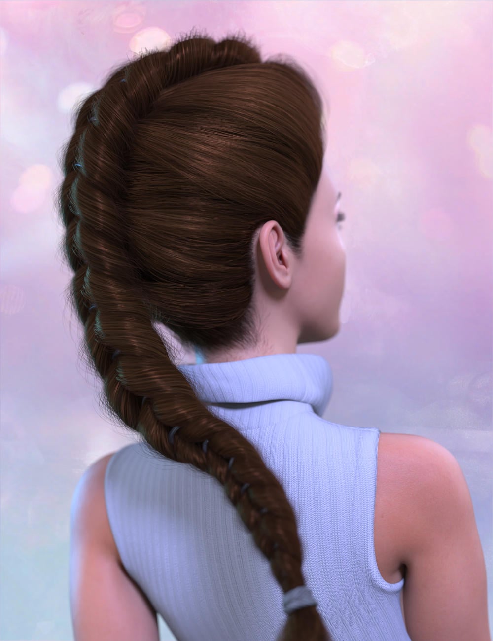 Dragon Braid Hair for Genesis 9 | Daz 3D