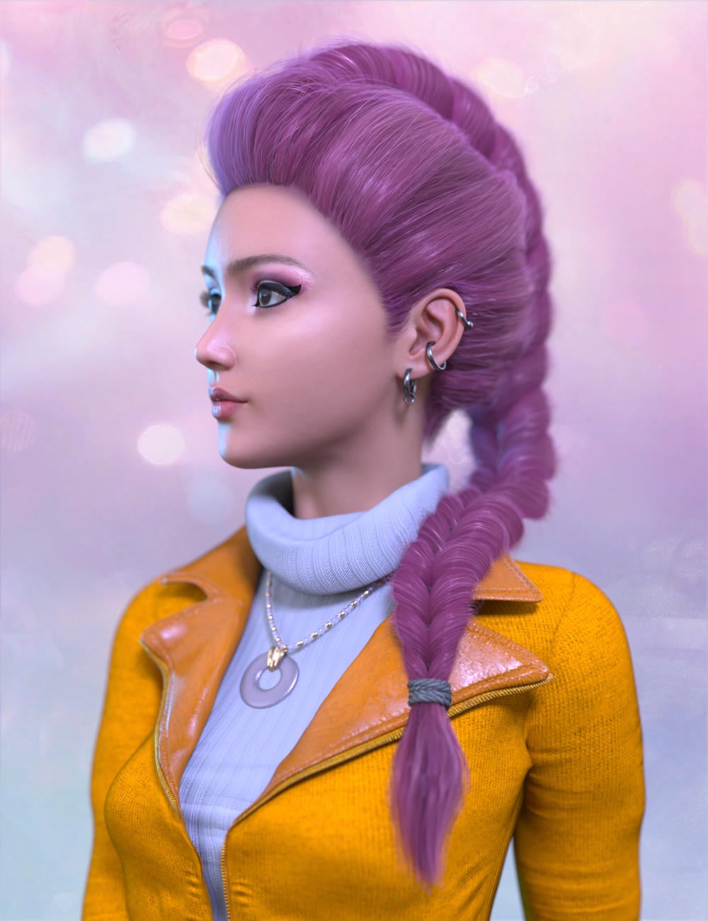 Dragon Braid Hair for Genesis 9 | Daz 3D