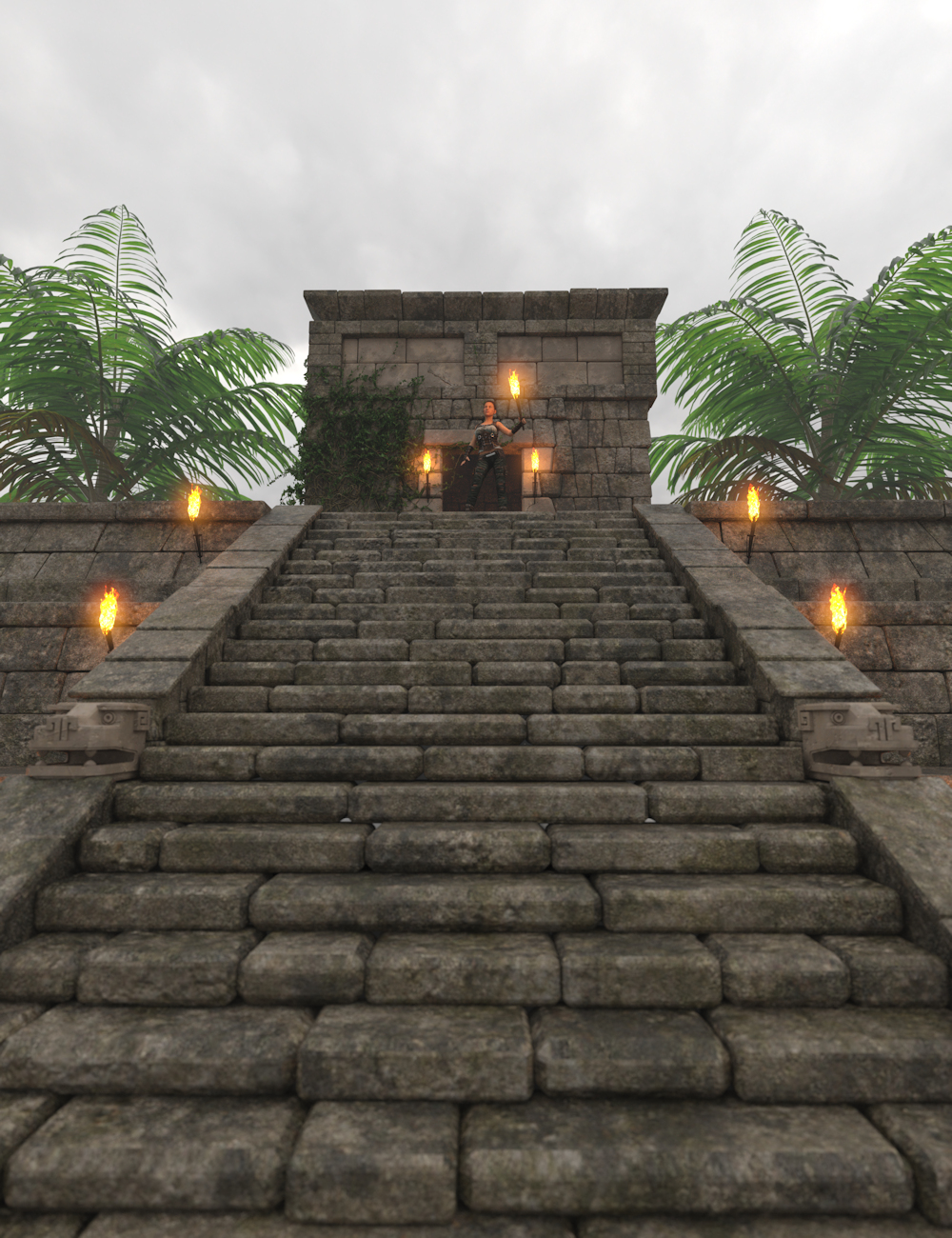 Mesoamerican Structures 2 | Daz 3D