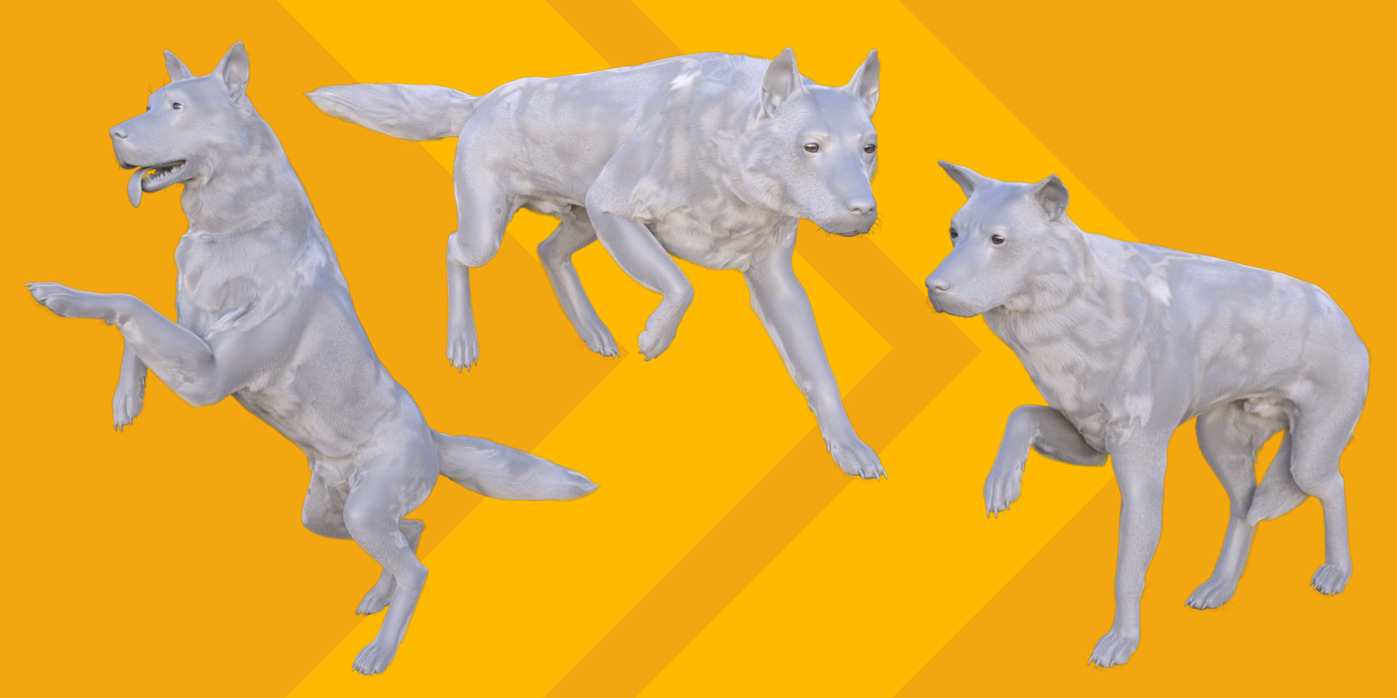 DA Pawfect Poses for Daz Dog 8 | Daz 3D