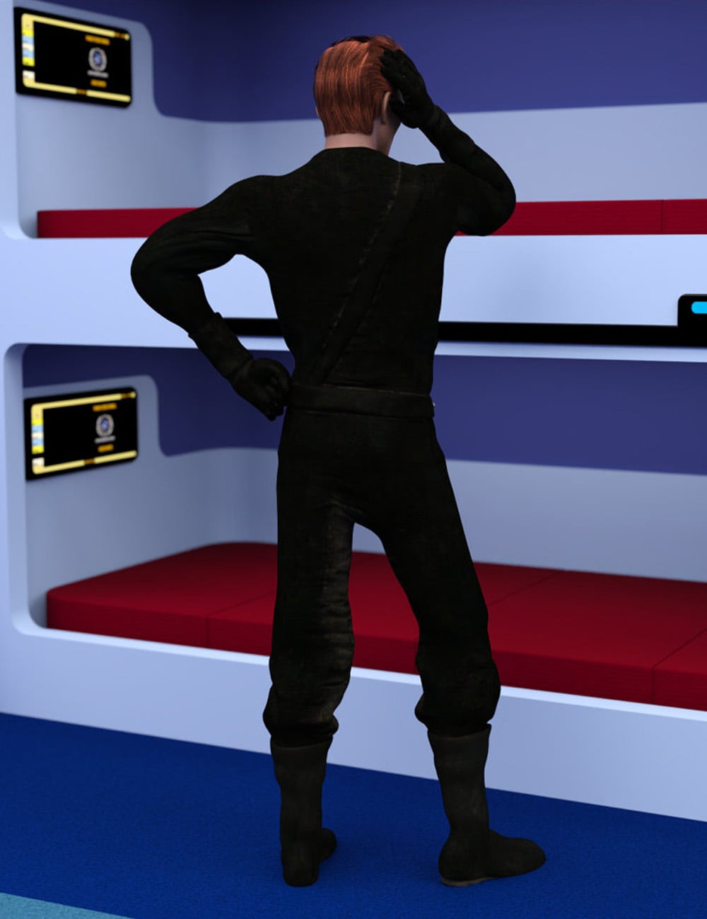 Terran Federation Trooper for Genesis 8 Male | Daz 3D