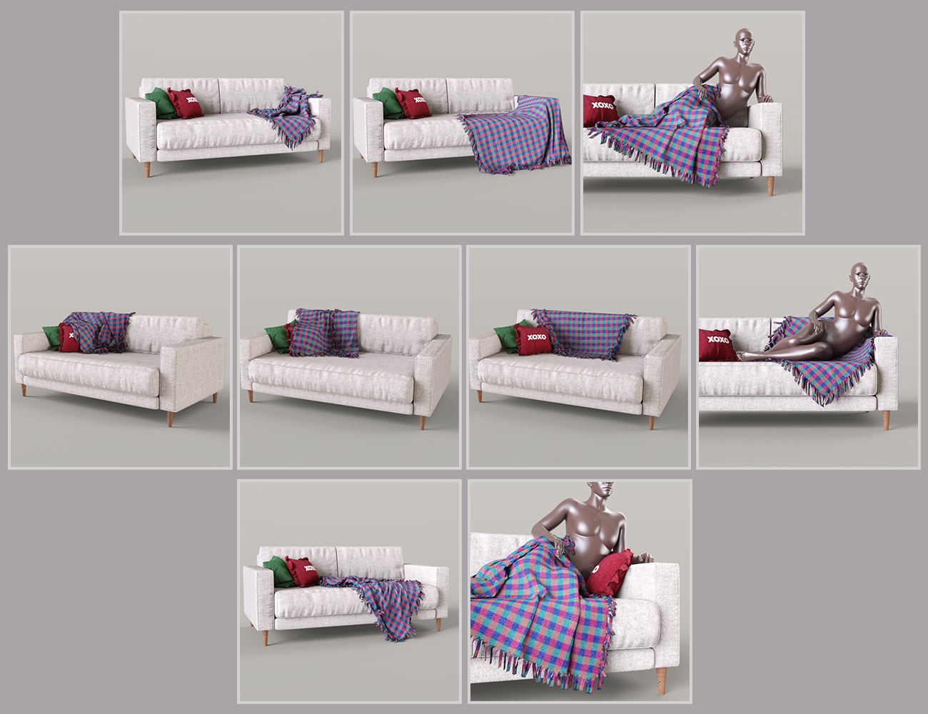 TN Cozy Christmas Sofa | Daz 3D