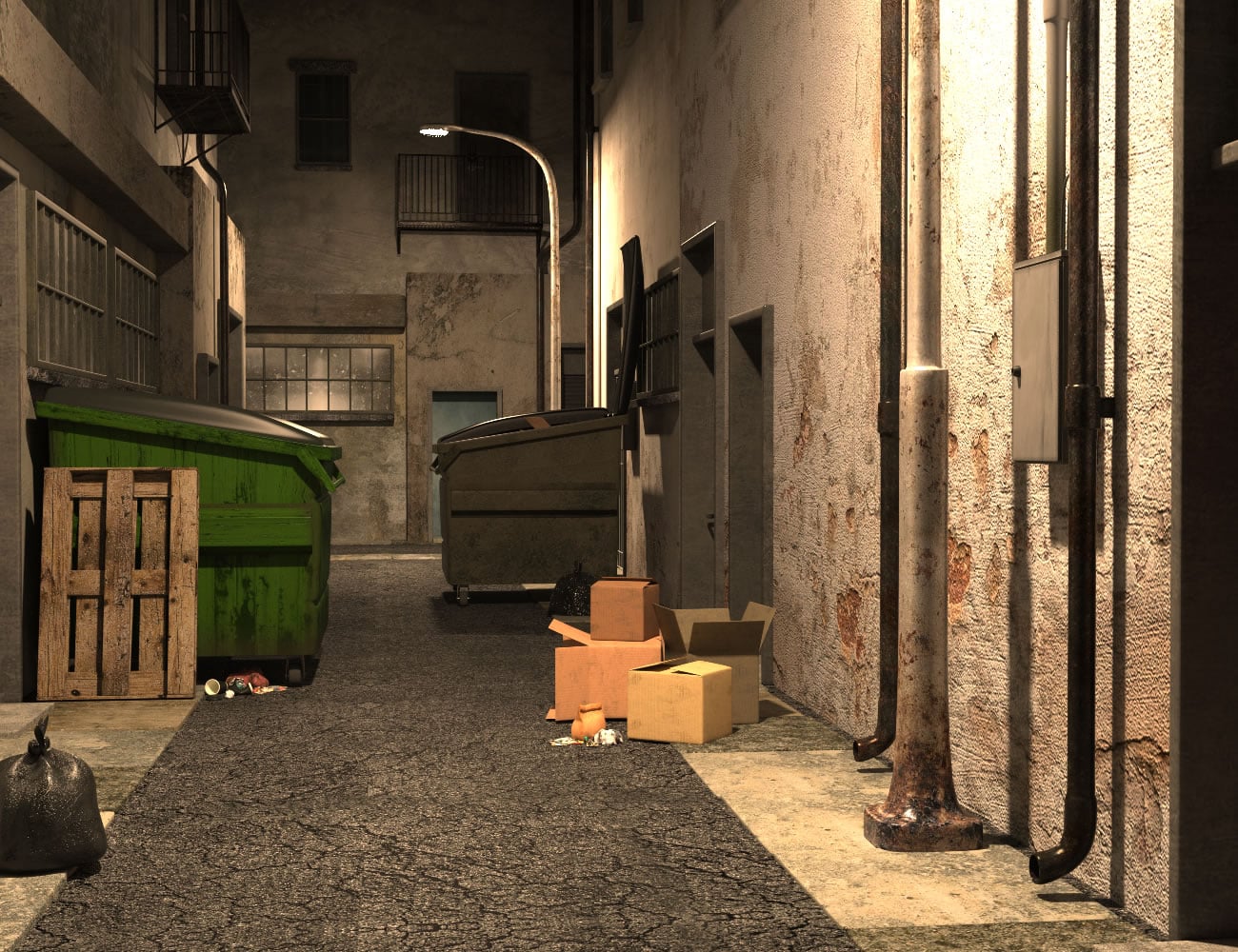 Alleyways Bundle | Daz 3D