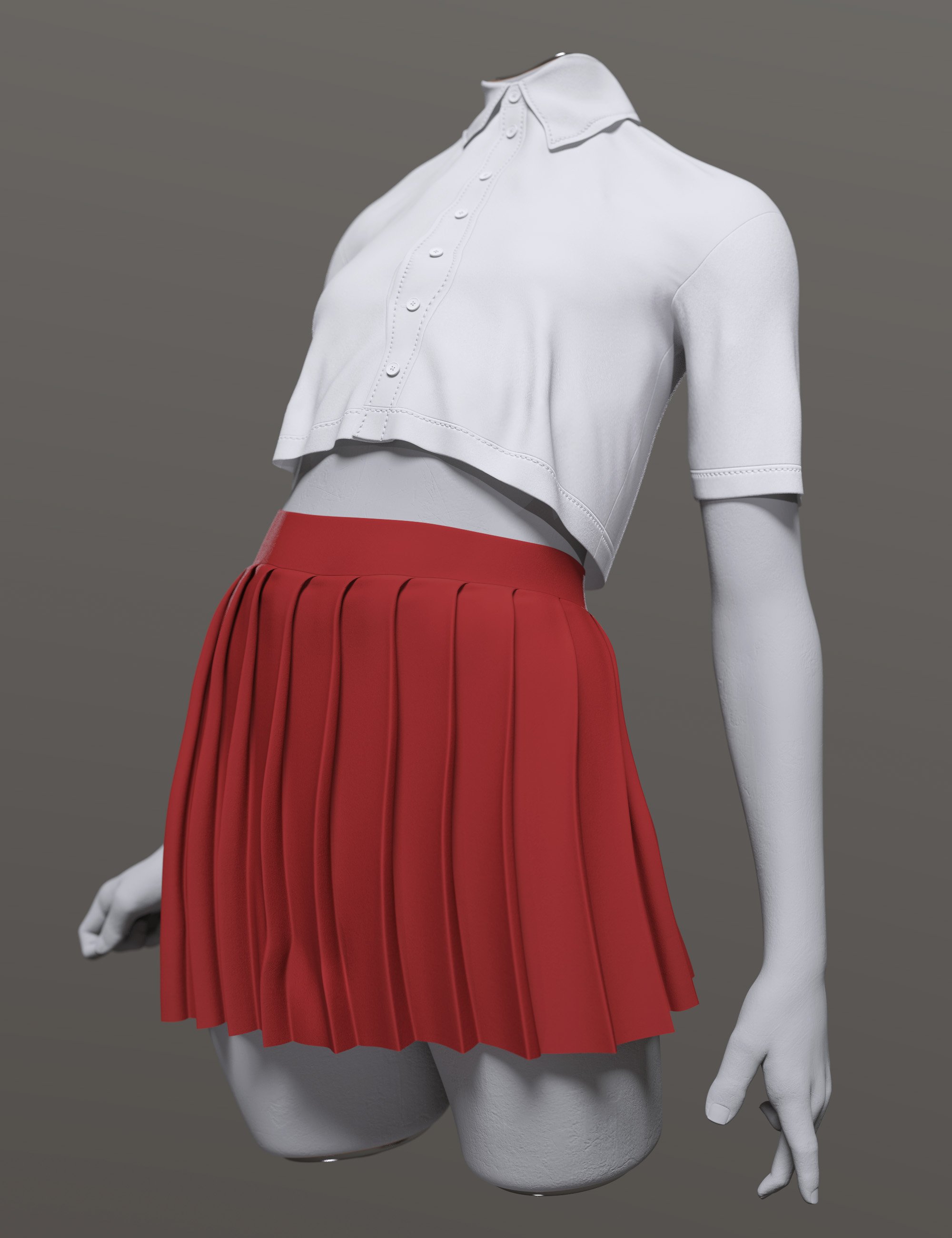 dForce AK Skirt Suit for Genesis 9 ⋆ 3d-stuff Community