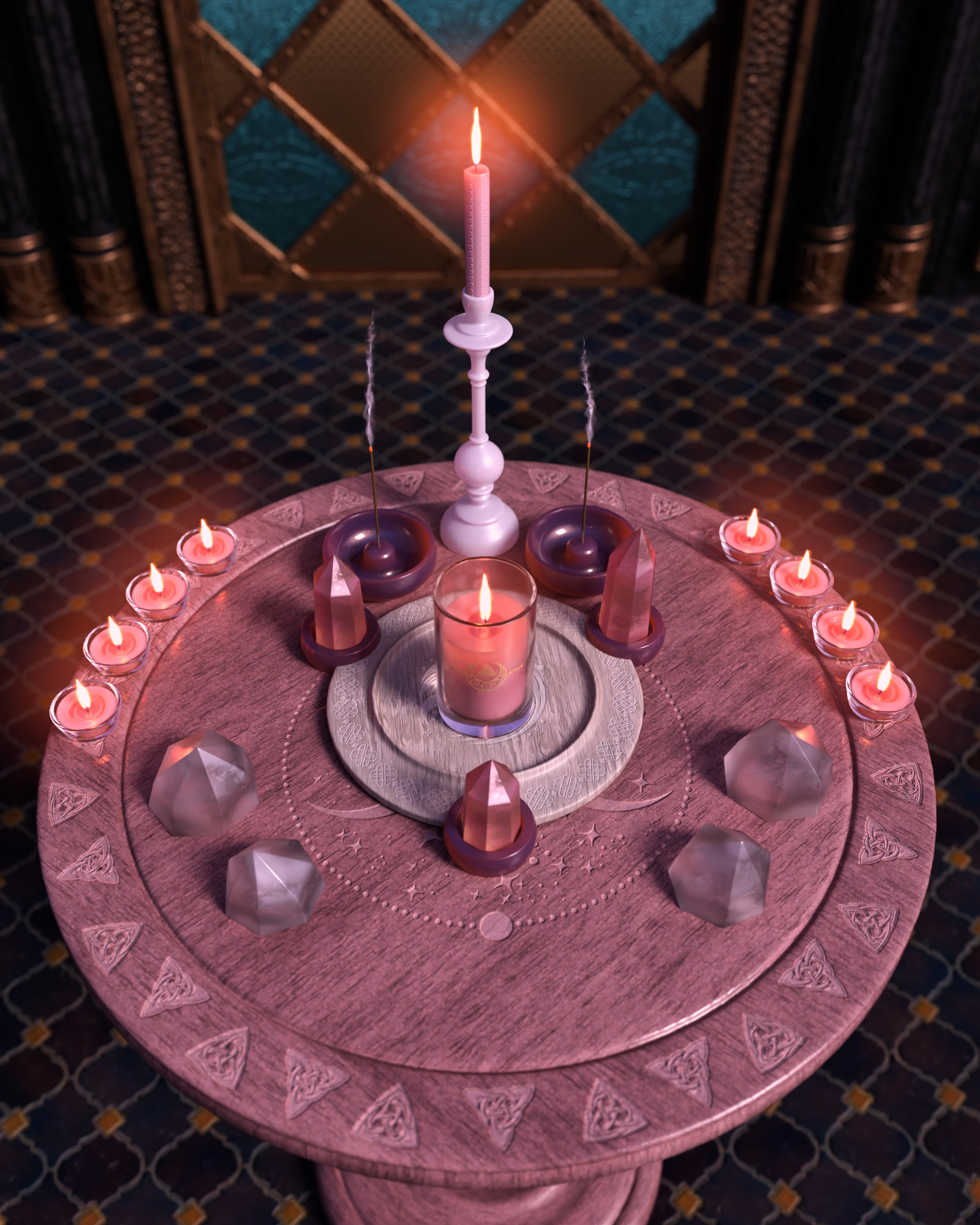 Astrella Altar Props | Daz 3D