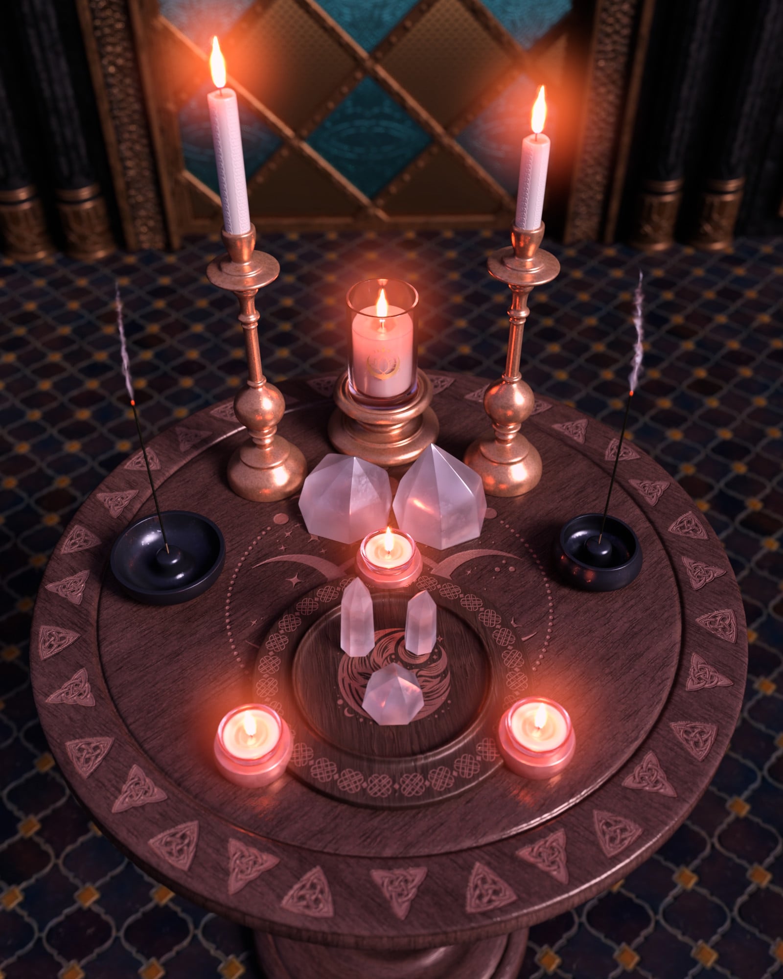 Astrella Altar Props | Daz 3D