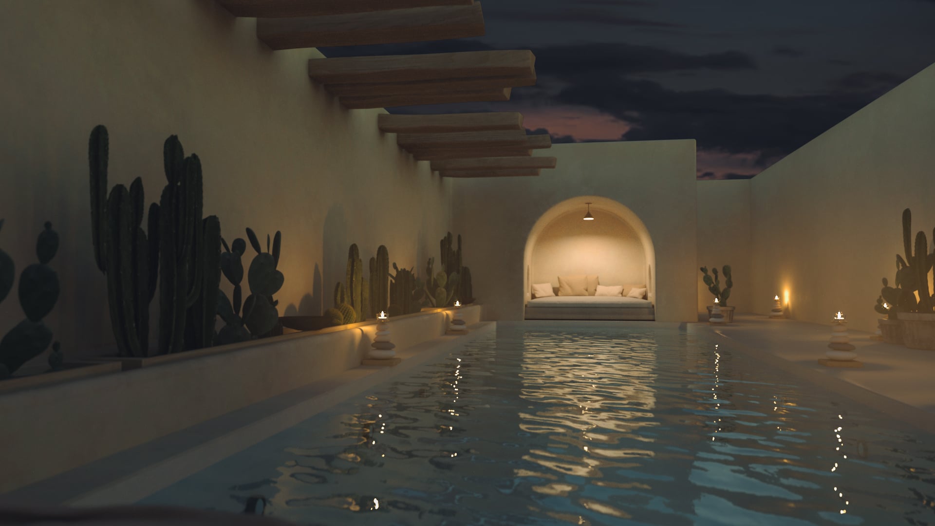 Polish Mediterranean Swimming Pool | Daz 3D