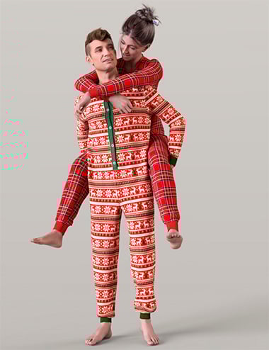 dForce TN Onesie for Genesis 9, 8, and 8.1 | Daz 3D