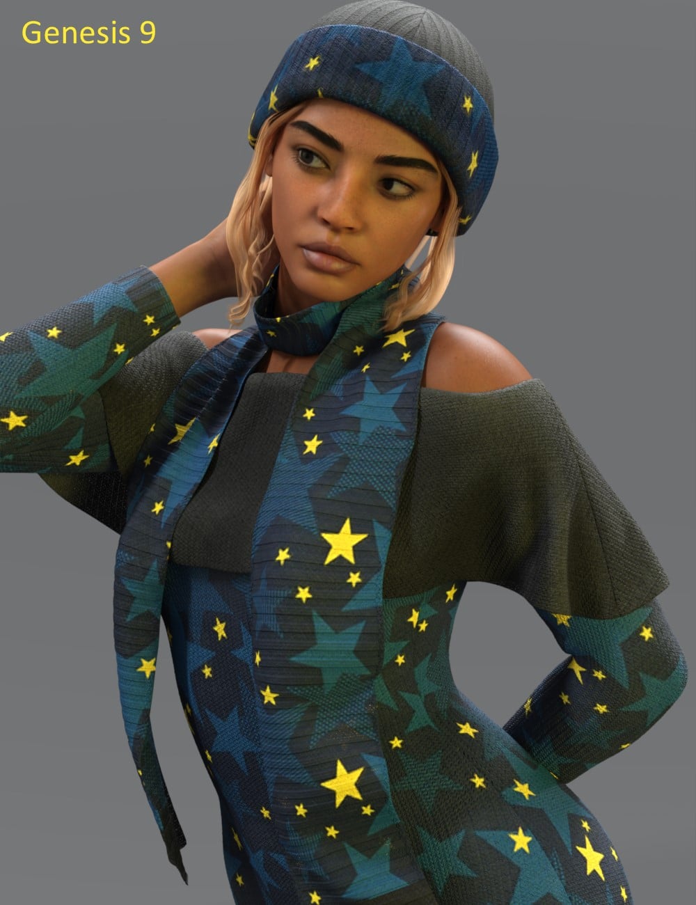 dForce Cinnamon Outfit for Genesis 9 and Genesis 8 Female | Daz 3D