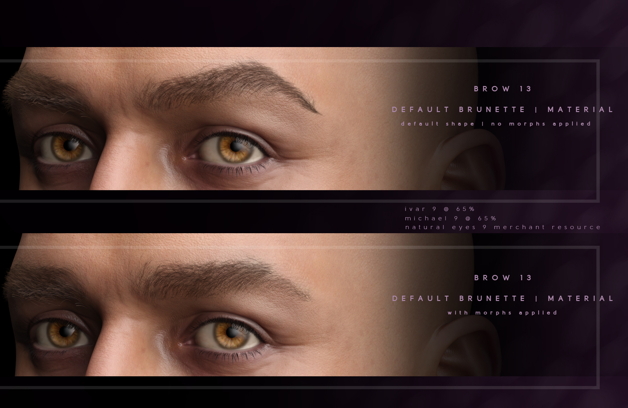 Bold Brows 9 Merchant Resource For Genesis 9 | Daz 3D