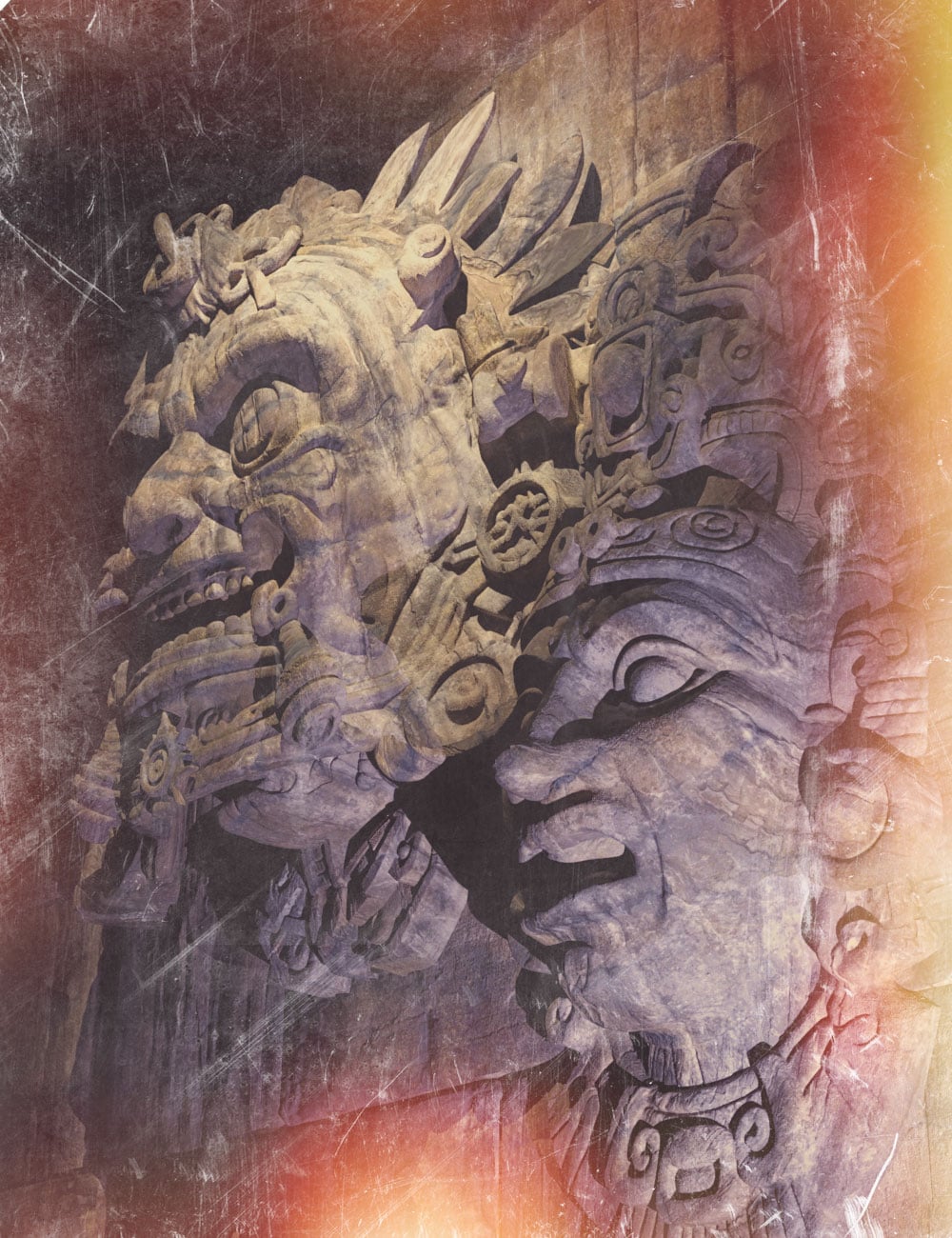 Old World Ruins Inca Mayan Head Masks Genesis 9 Base | Daz 3D