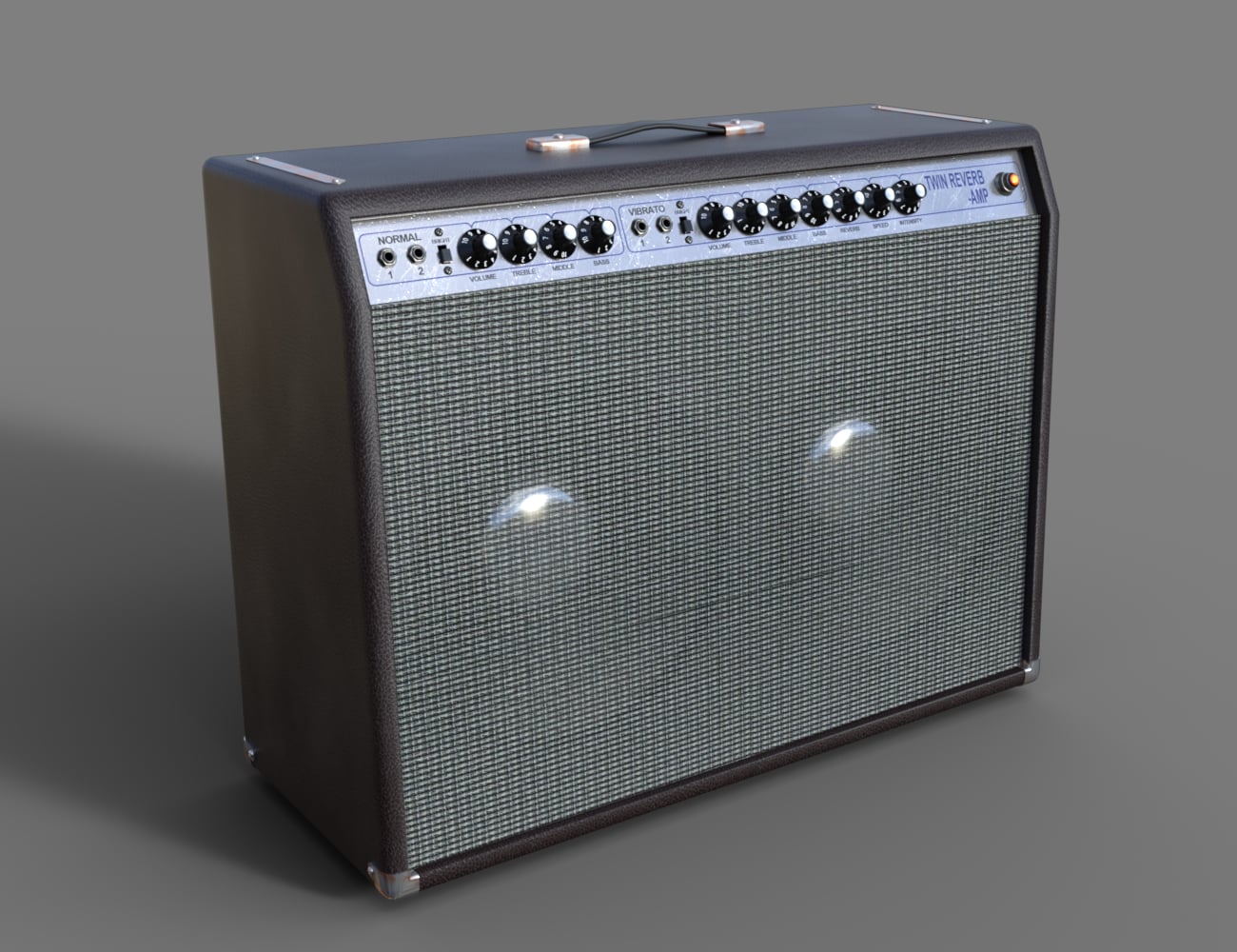 Vintage Guitar and Amp | Daz 3D
