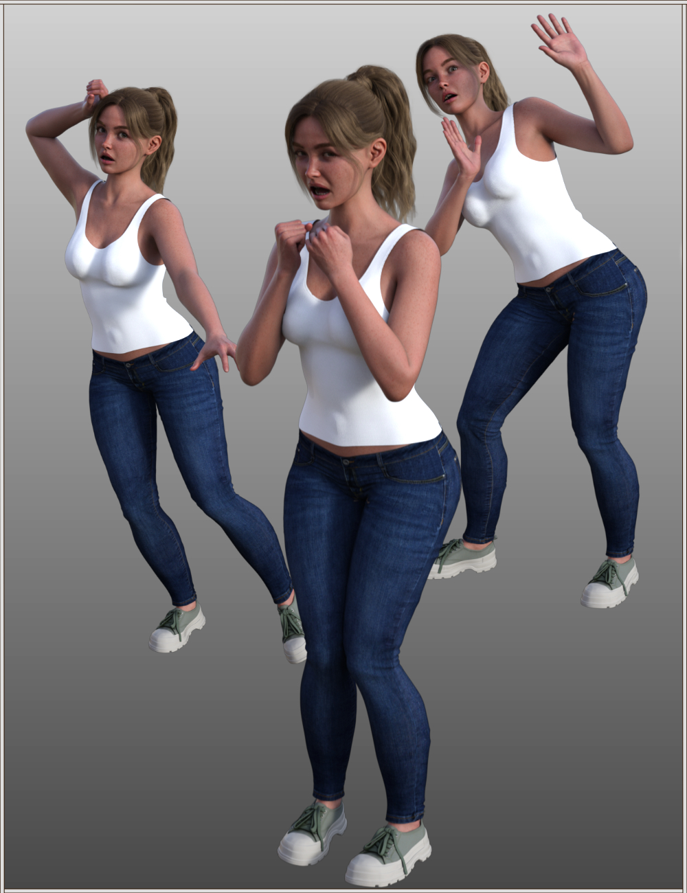 FG Frightful Pose Collection for Genesis 9 | Daz 3D