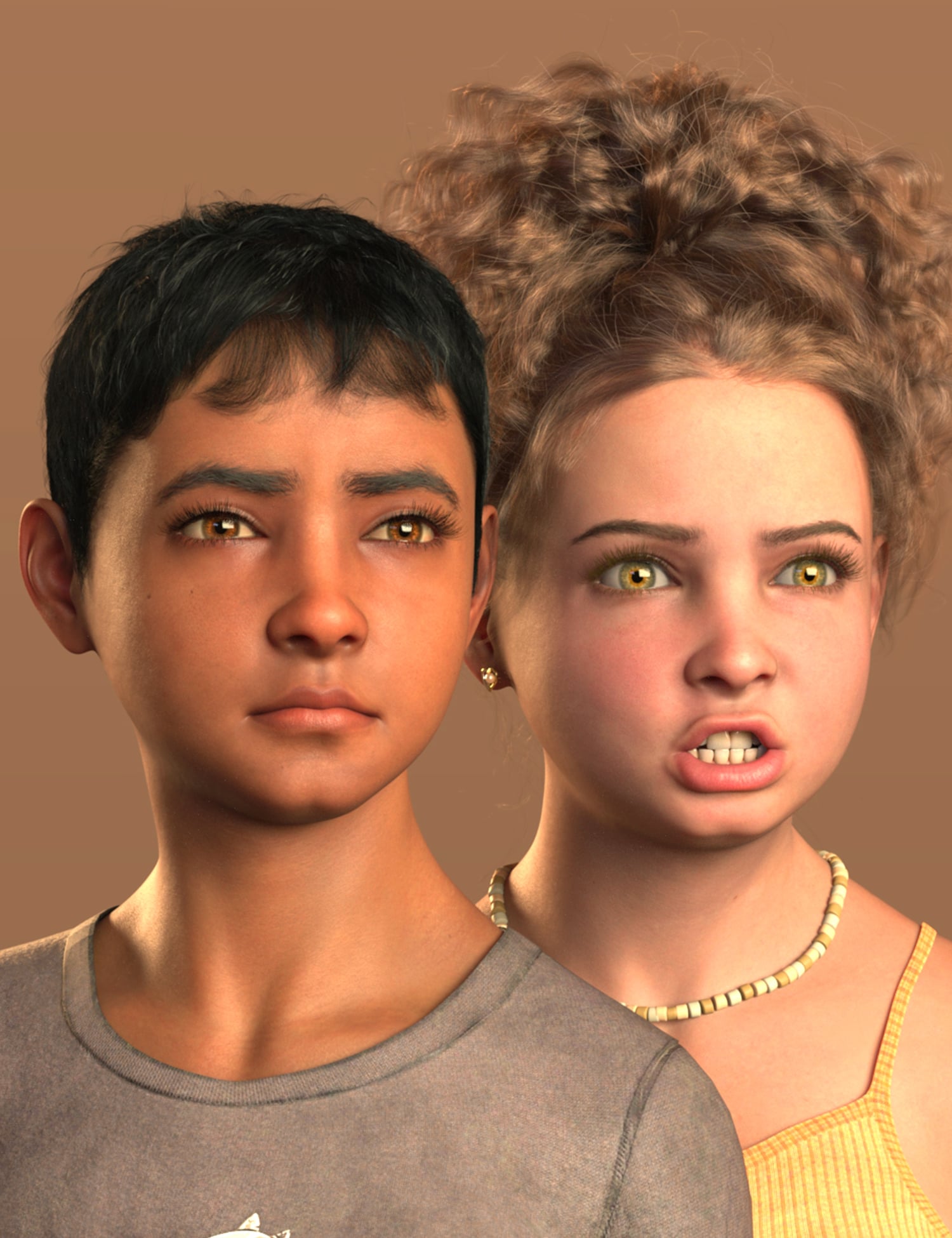 CX Kids Expressions for Genesis 9 | Daz 3D