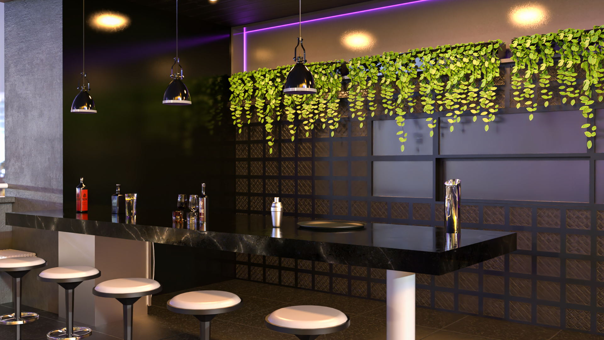Rooftop Bar | Daz 3D