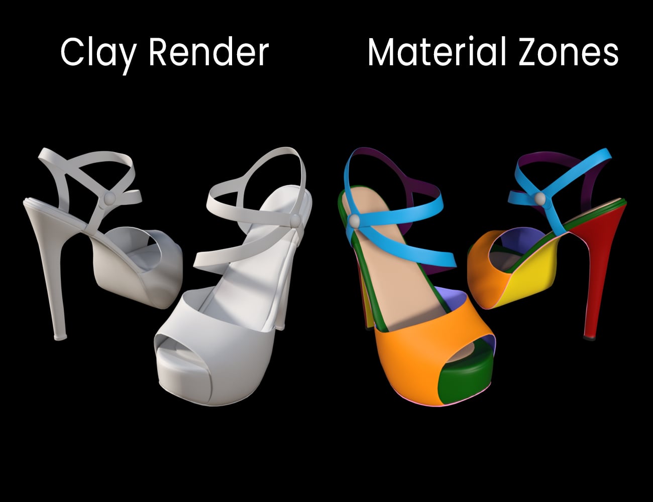 Mona High Heels for Genesis 9 | Daz 3D