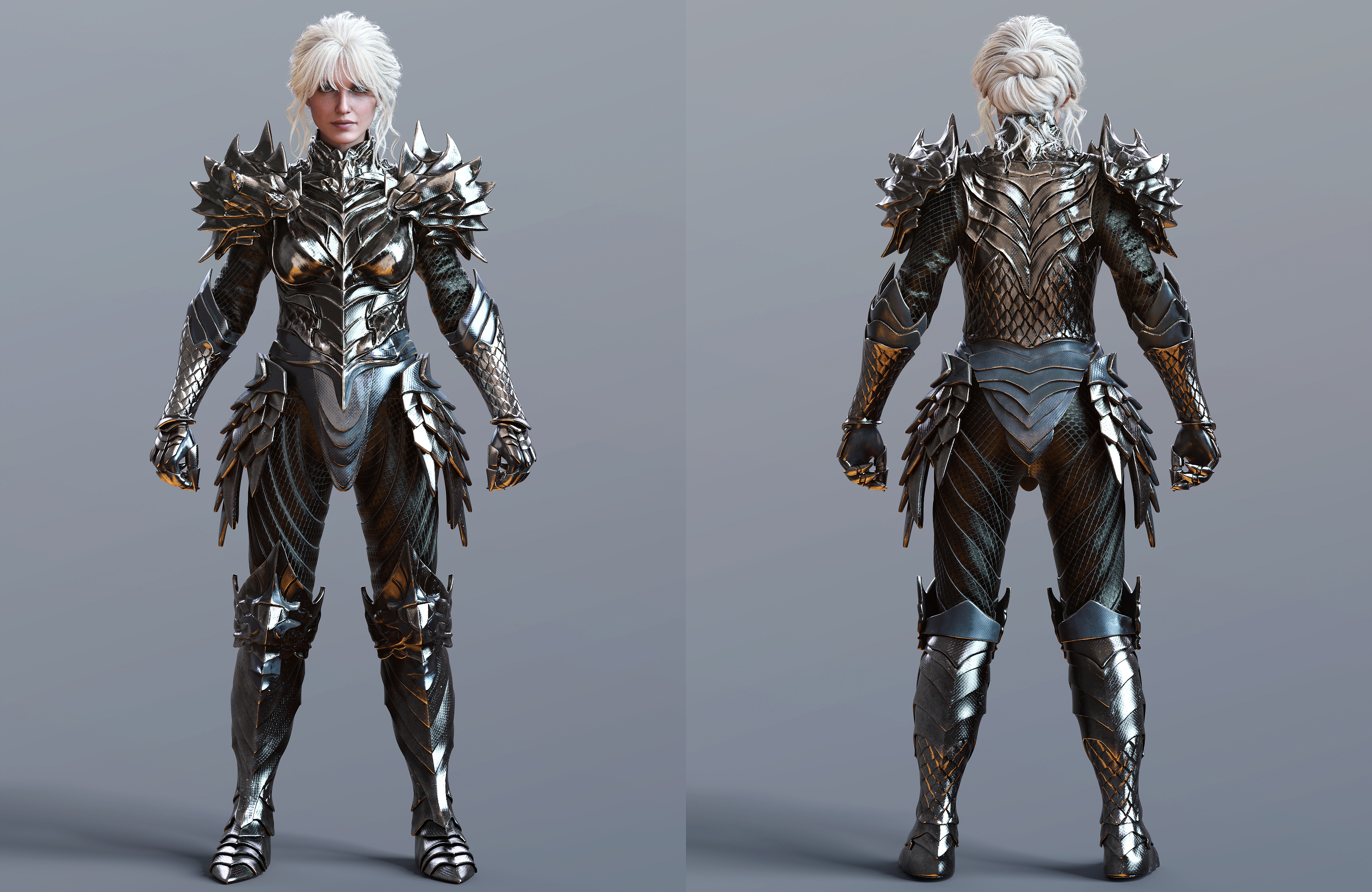 Armor Dragonscale for Genesis 9 | Daz 3D
