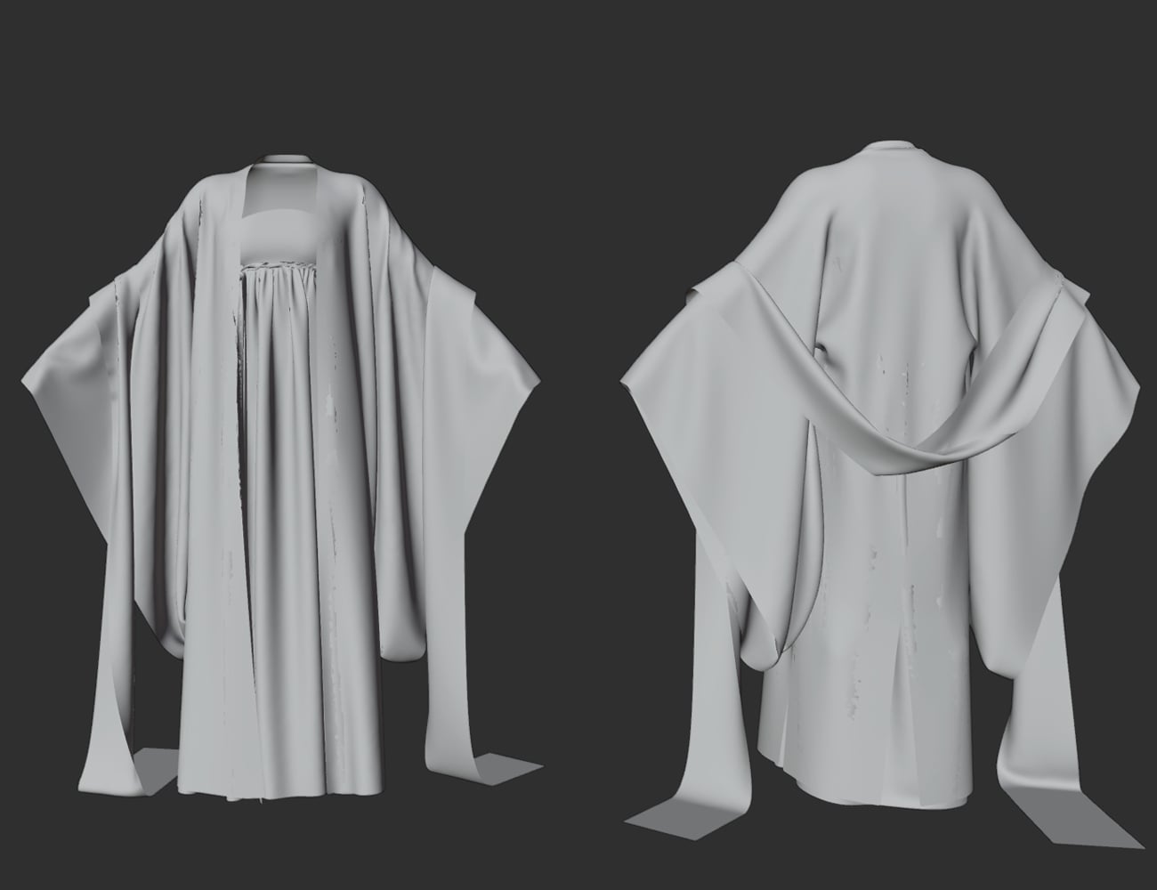 dForce Lala Tang Dynasty Hanfu for Genesis 9 | Daz 3D