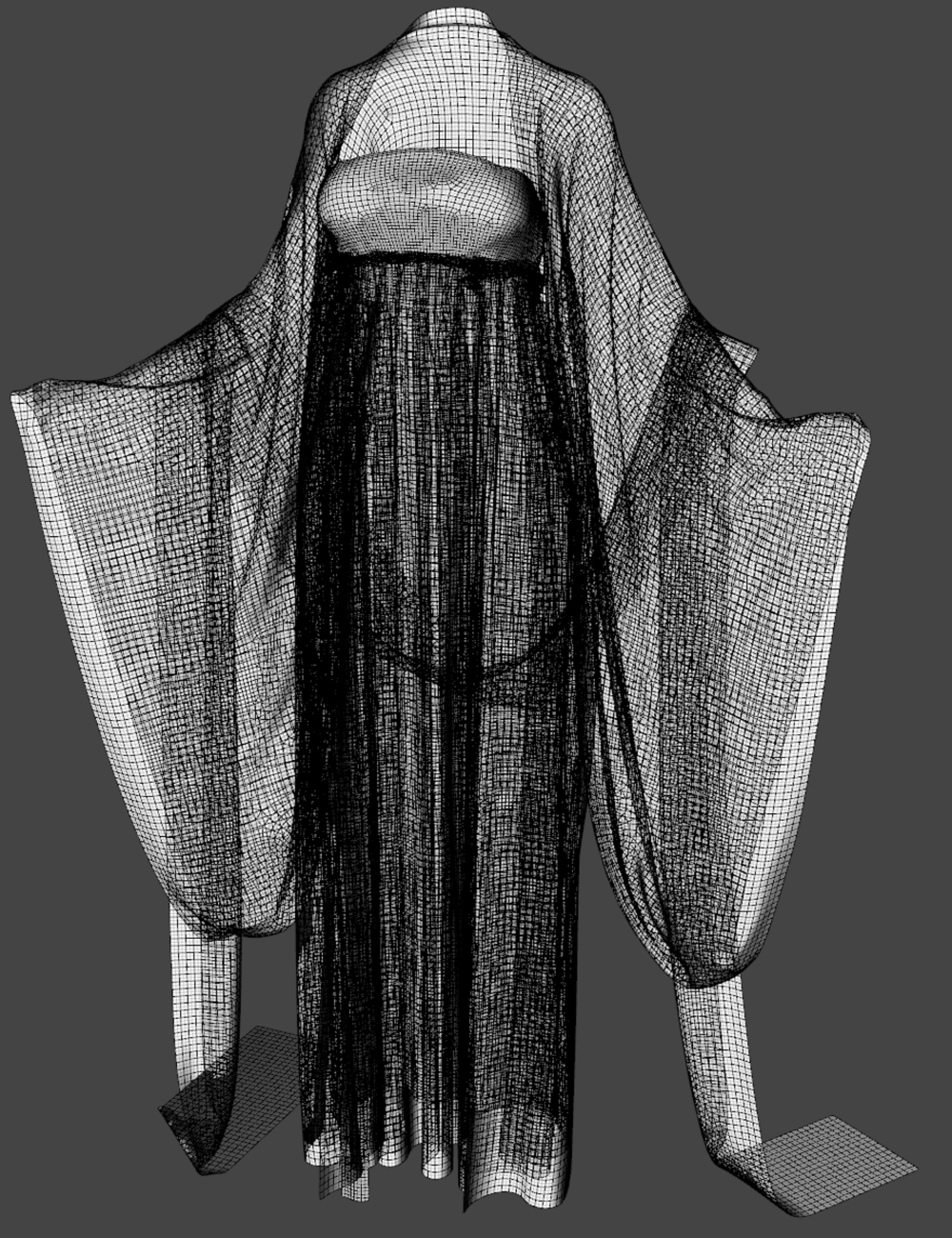 dForce Lala Tang Dynasty Hanfu for Genesis 9 | Daz 3D