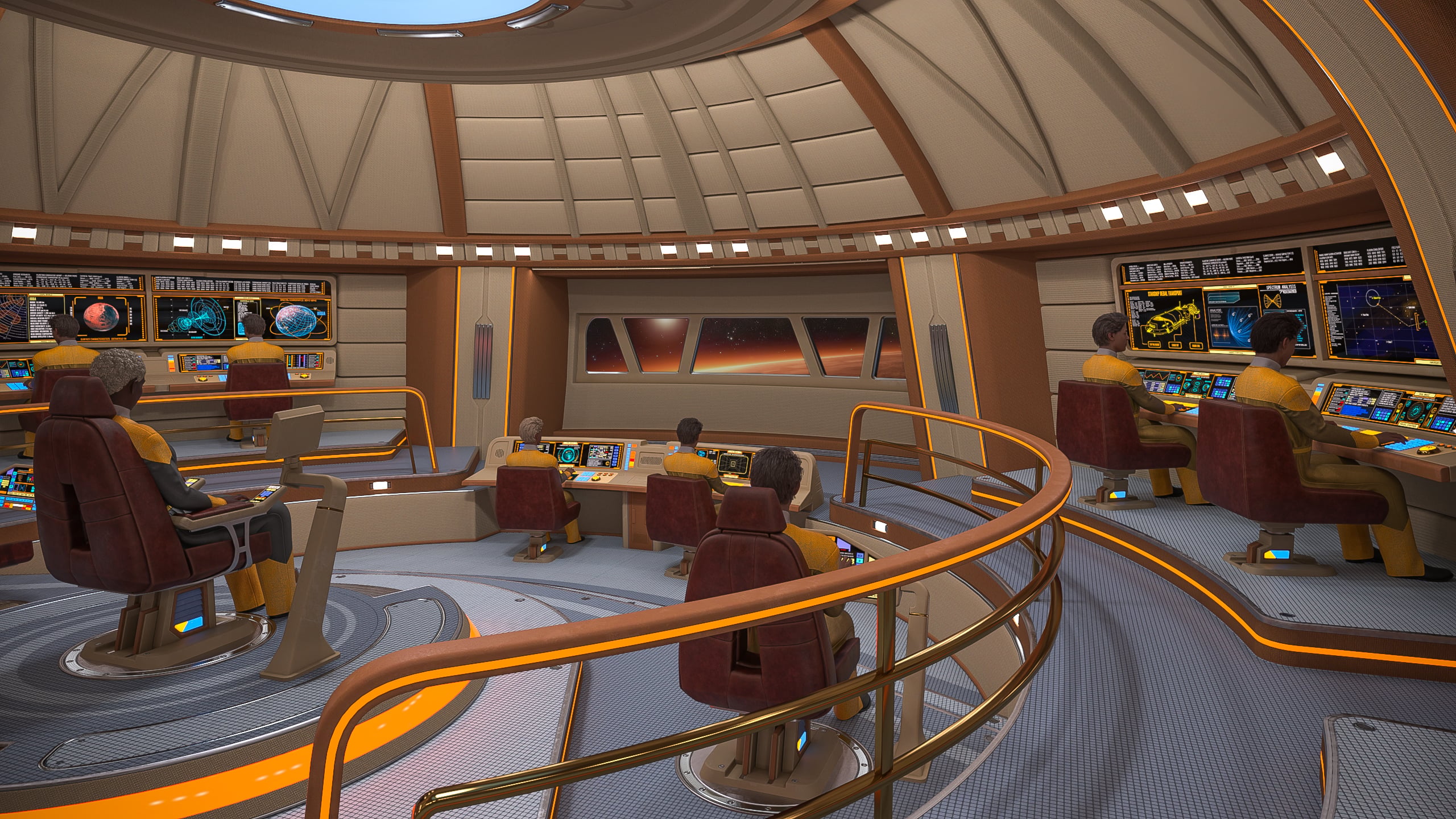 SE Starship Bridge Dedal ⋆ Freebies Daz 3D