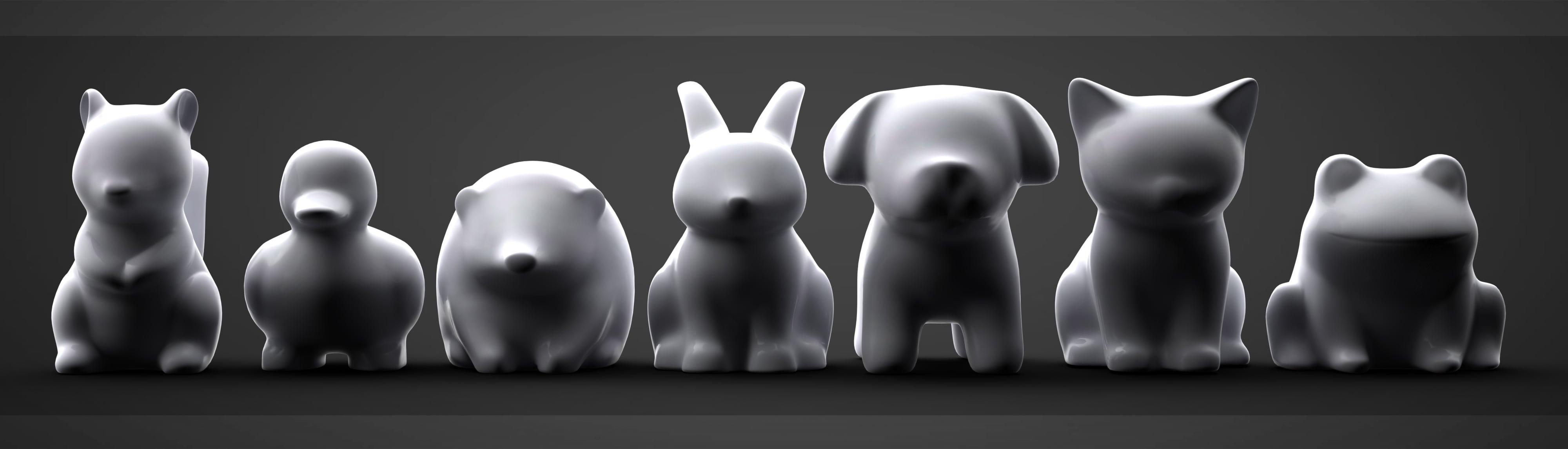 Ceramic Animal Decor | Daz 3D