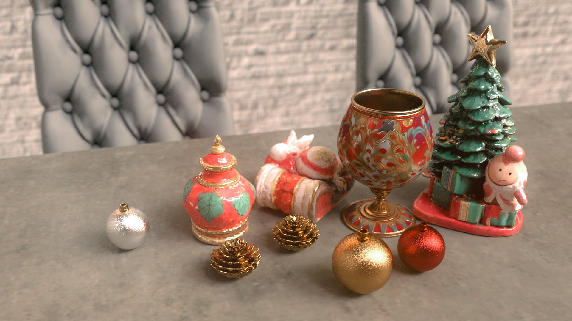 Polish Christmas Festival Props | Daz 3D