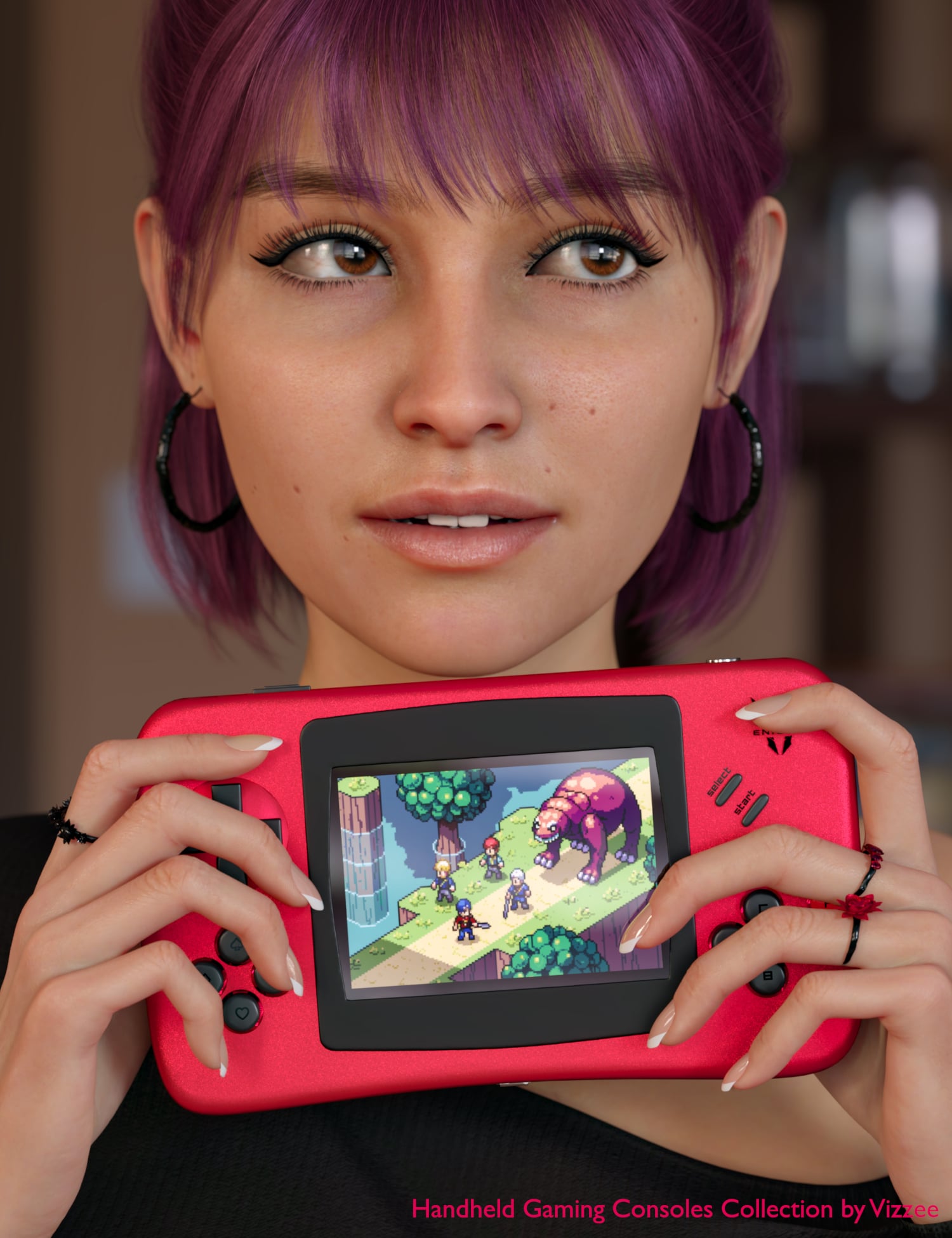 Handheld Gaming Consoles Collection | Daz 3D