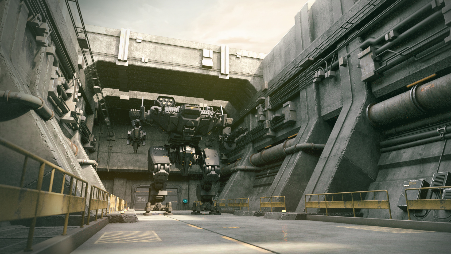 Polish Bunker Entrance Scene | Daz 3D