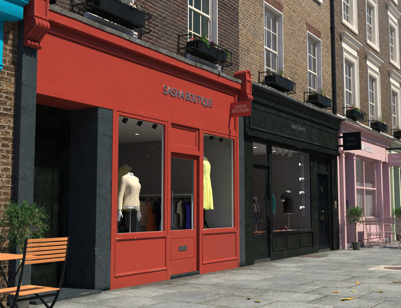 London West End Shops | Daz 3D