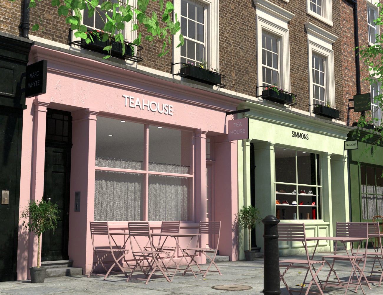 London West End Shops | Daz 3D