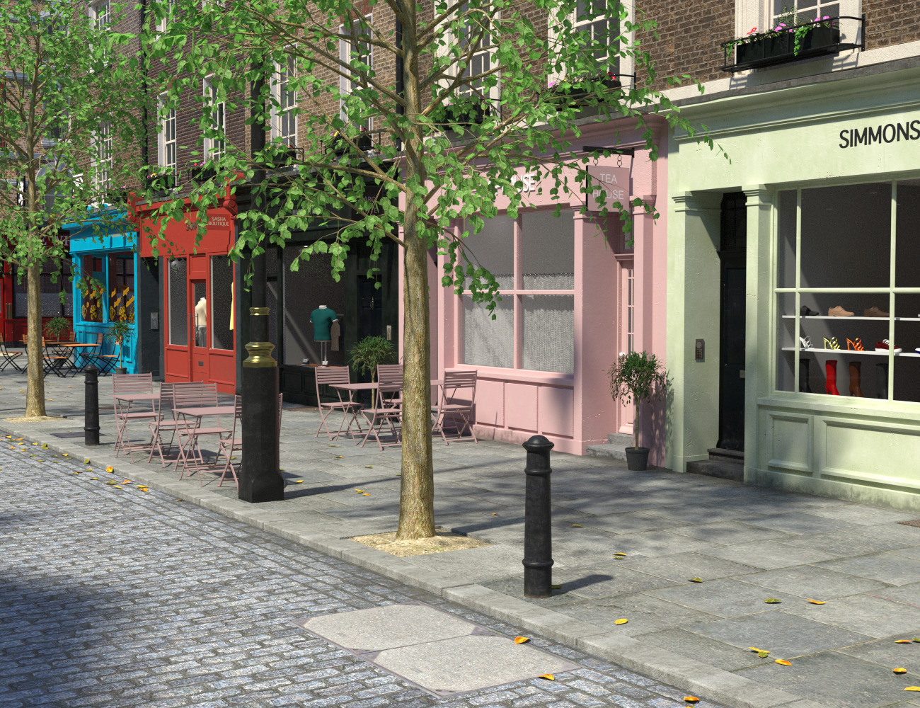 London West End Shops | Daz 3D