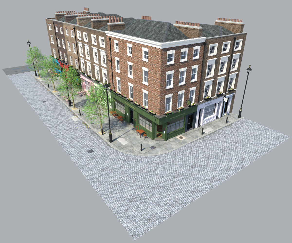 London West End Shops | Daz 3D