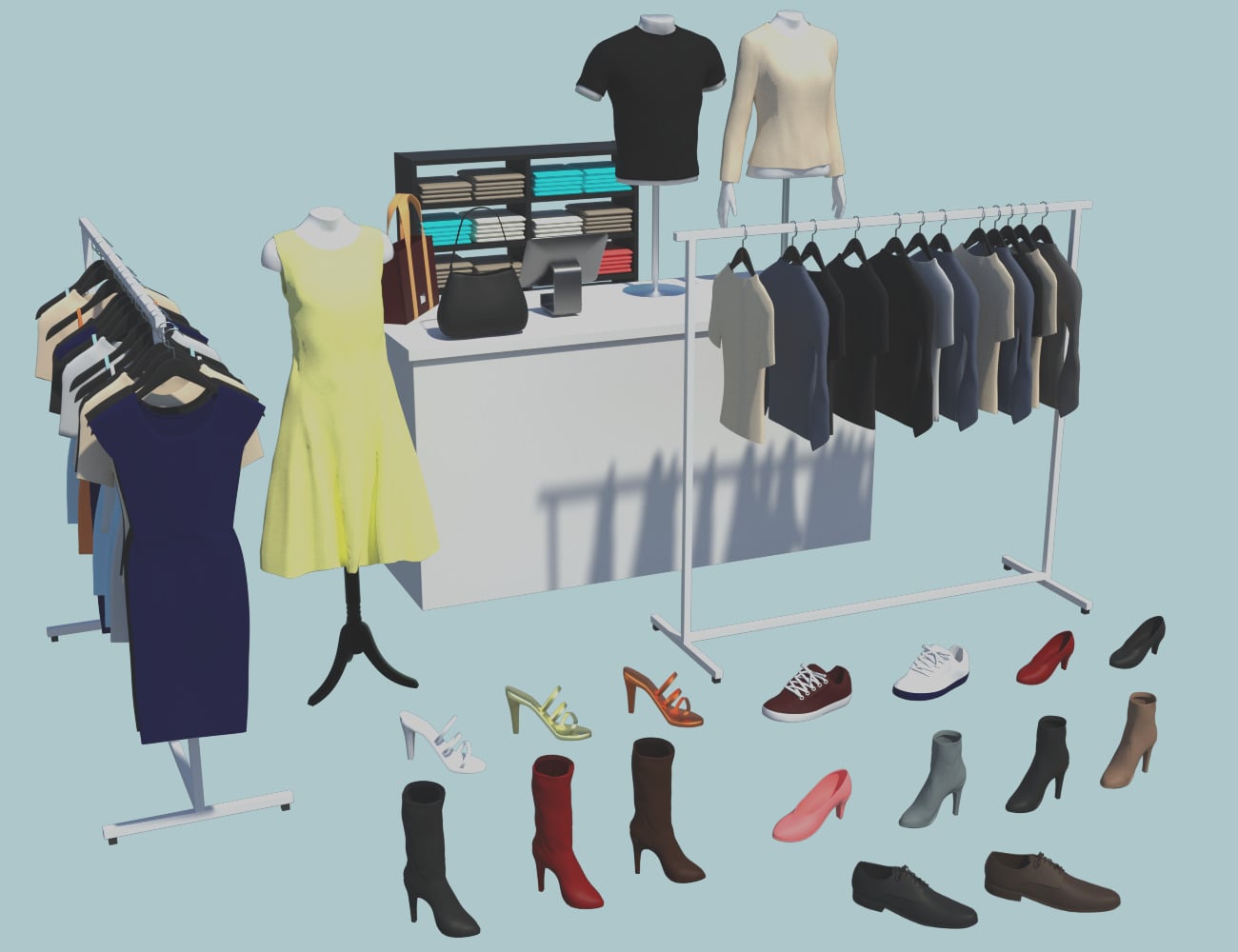 London West End Shops | Daz 3D