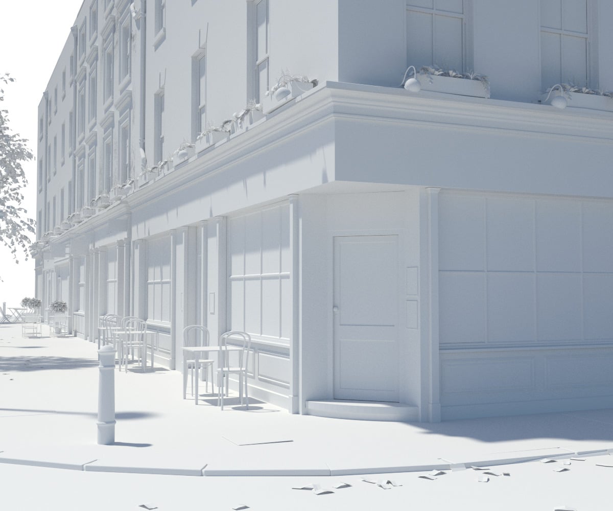 London West End Shops | Daz 3D