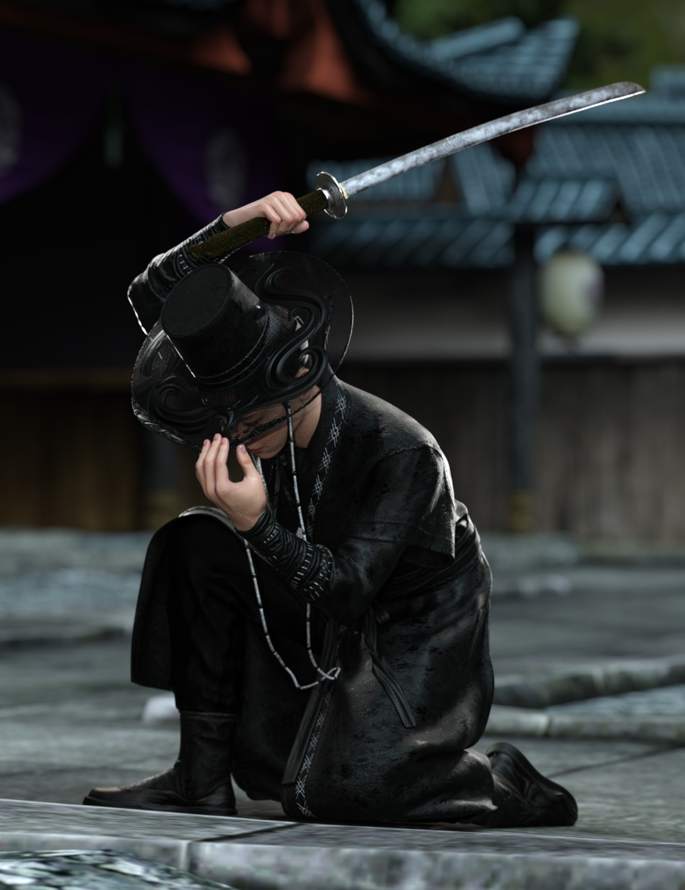 Shadow Warrior Poses for Genesis 9 | Daz 3D