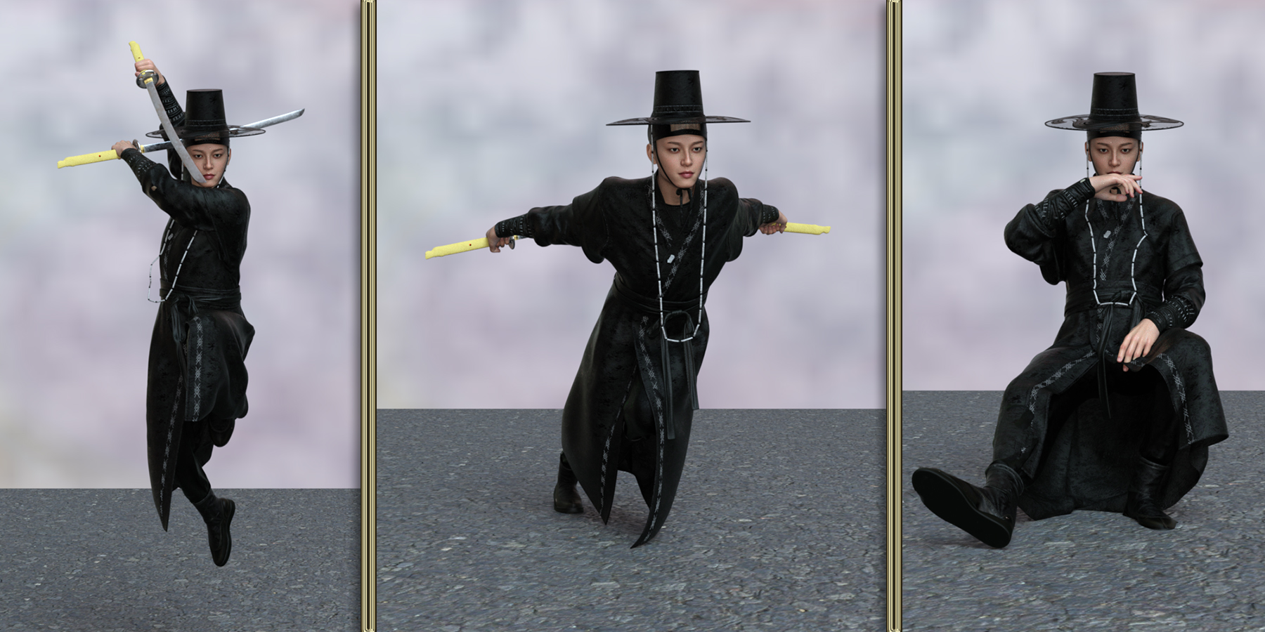 Shadow Warrior Poses for Genesis 9 | Daz 3D