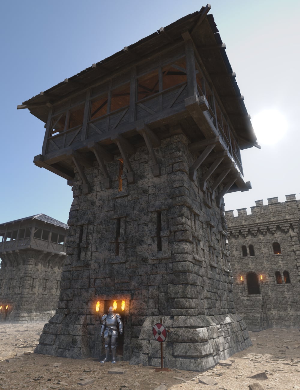 Medieval Fortifications 2 | Daz 3D