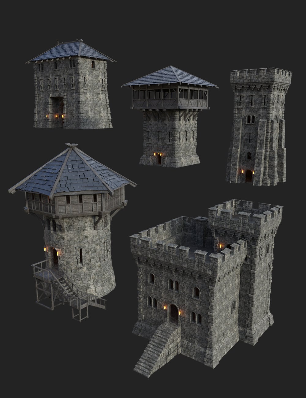 Medieval Fortifications 2 | Daz 3D